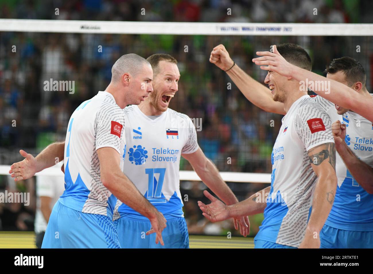 Alen Pajenk, Tine Urnayt, Klemen Cebulj (Slovenia). Volleyball World ...