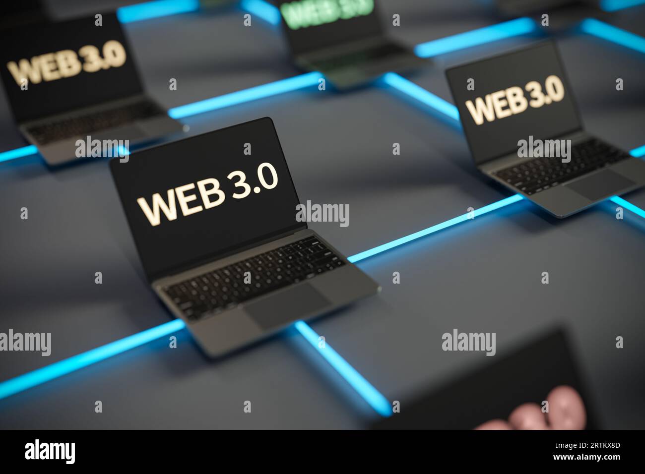 Concepts related to web3.0 decentralization and peer-to-peer connection ...