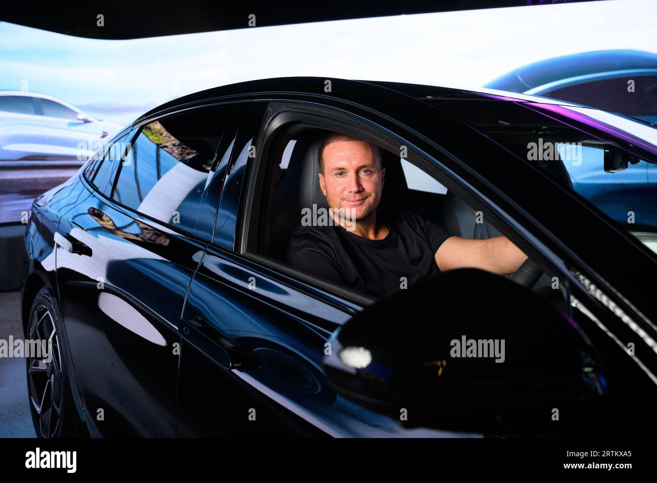 Sydney, Australia. 14th Sep, 2023. BYD Australia's Luke Todd poses for ...