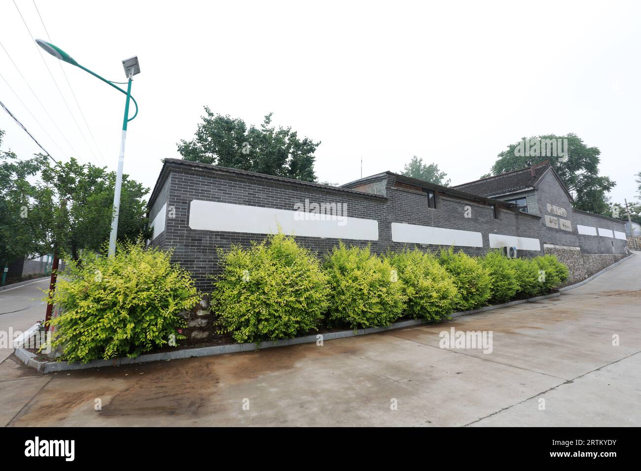 Rural Courtyard, architectural landscape, North China Stock Photo - Alamy