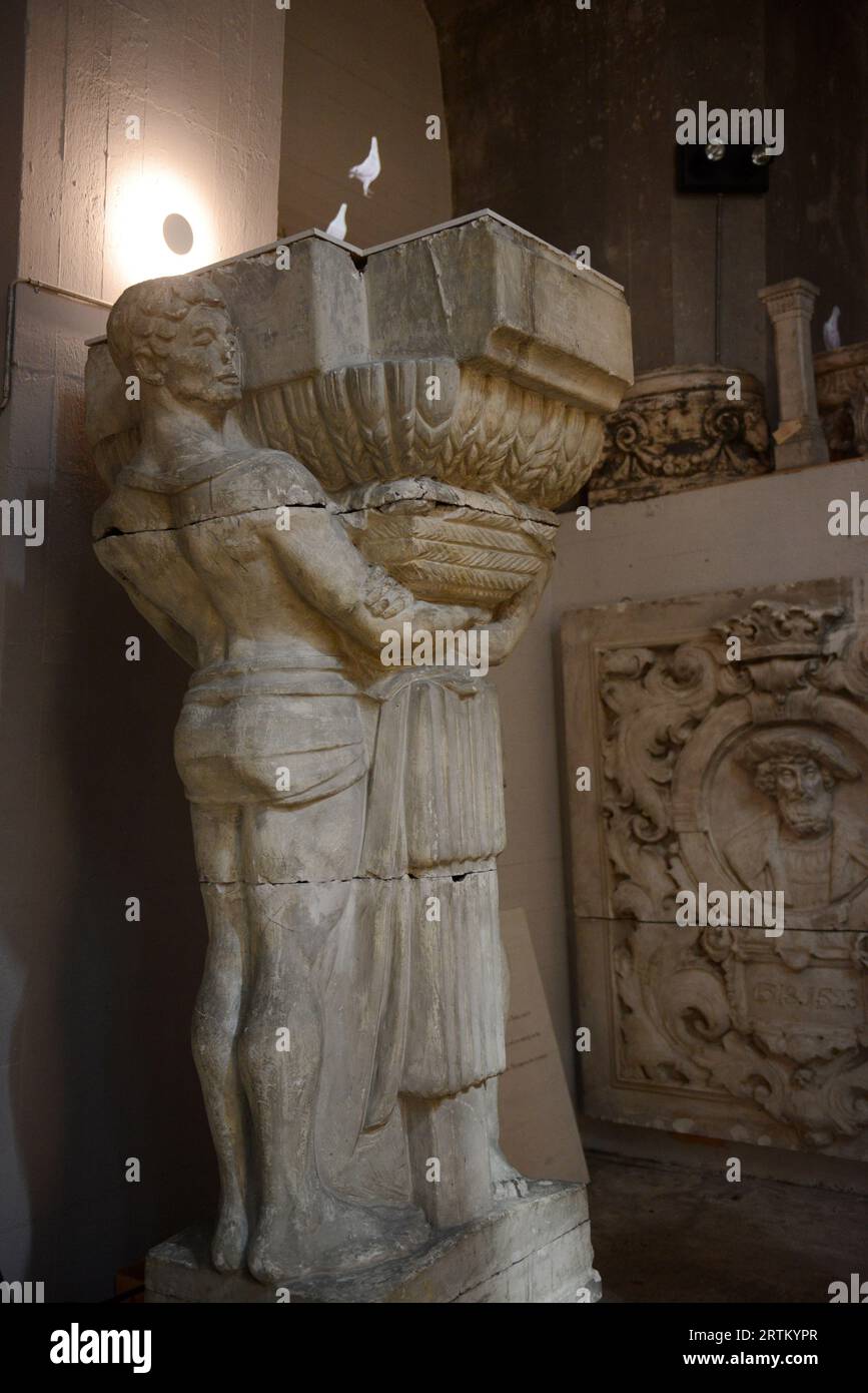 Sculptures and beautiful plaster cast models on display by the ...