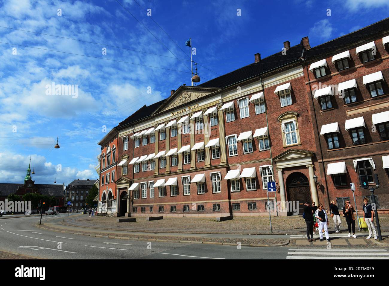 The old Danske bank headquarters on Holmens Kanal, Copenhagen, Denmark ...