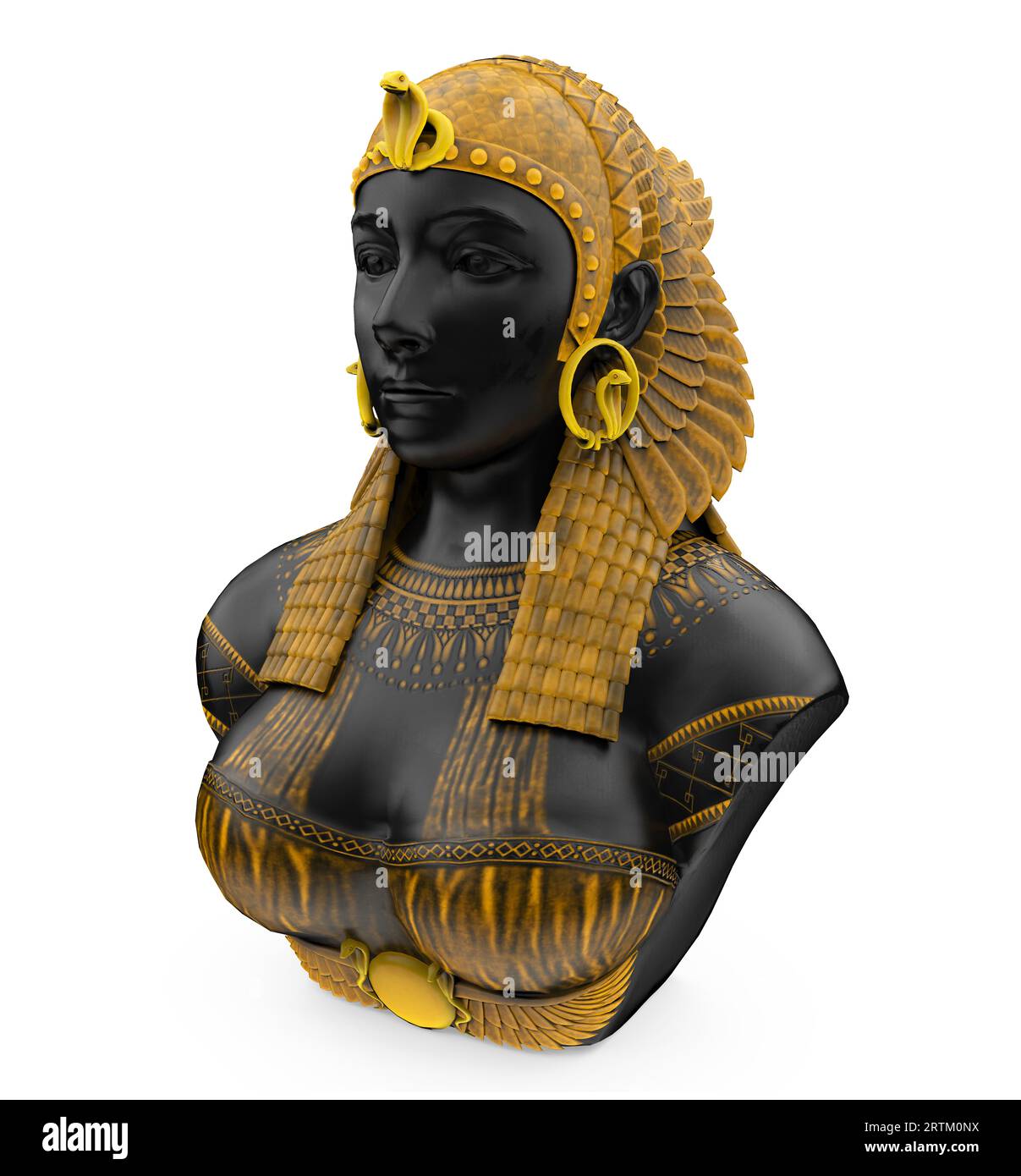 Egyptian Cleopatra Statue Stock Photo - Alamy