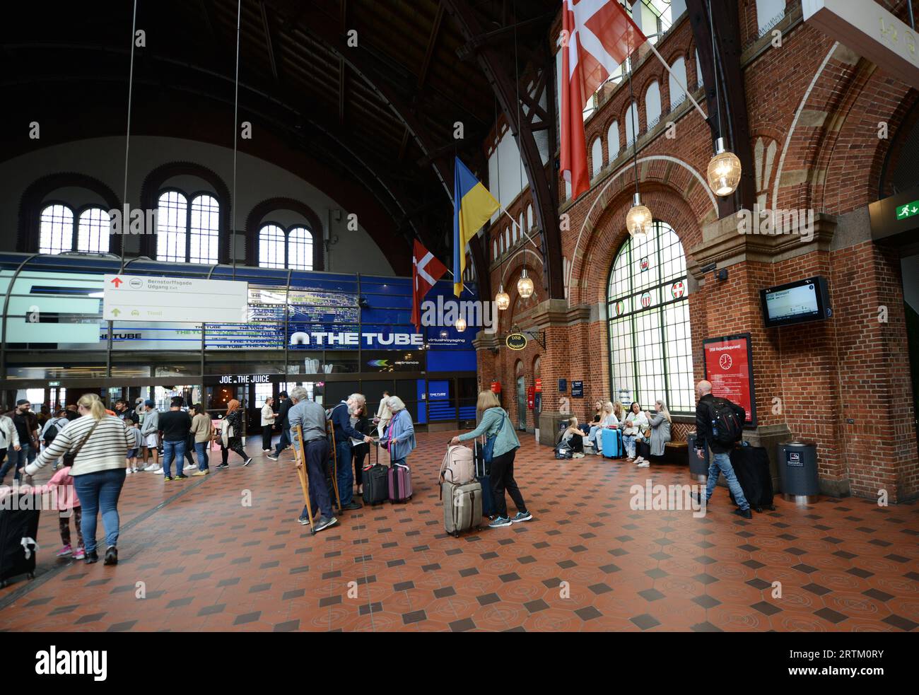 The Central Railway Station in Copenhagen, Denmark Stock Photo - Alamy