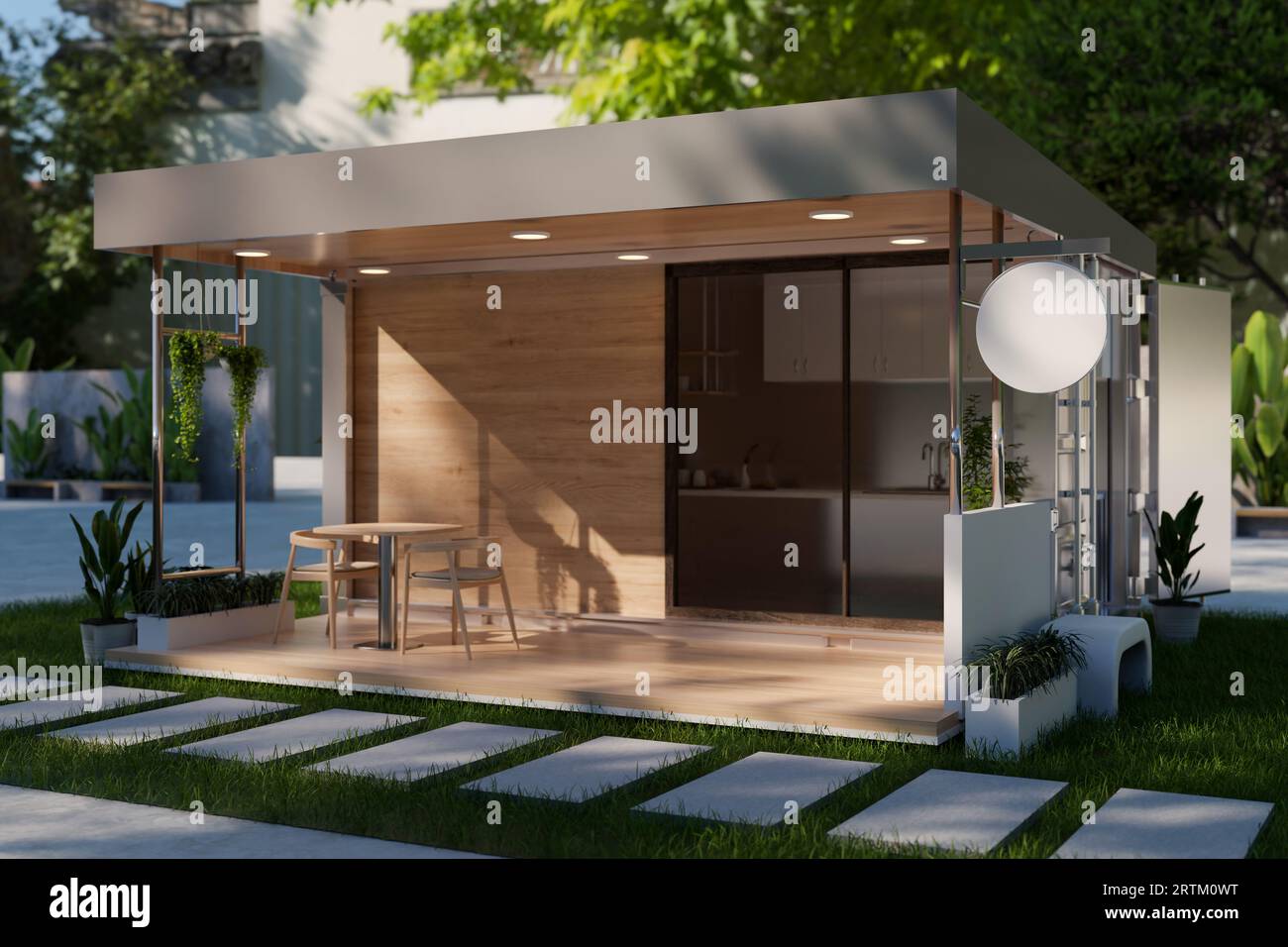 Simple Restaurant Exterior Design