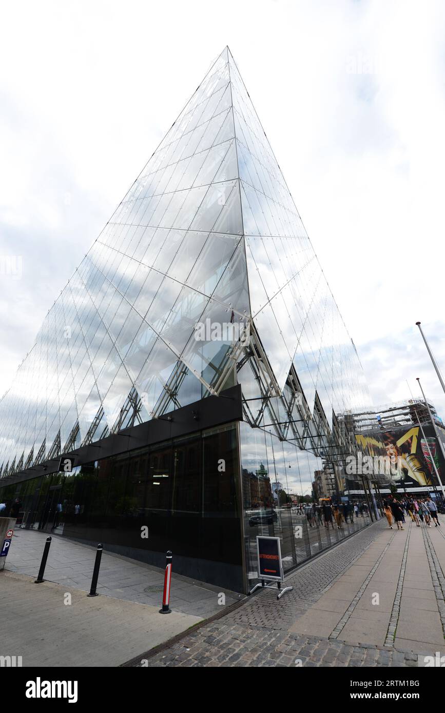 The modern Industriens Hus building at the corner of H. C. Andersens ...