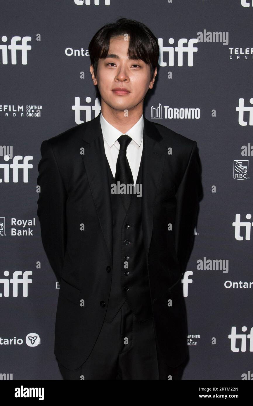 Toronto, Canada. 13th Sep, 2023. Park Jeong-min attends the "Smugglers ...