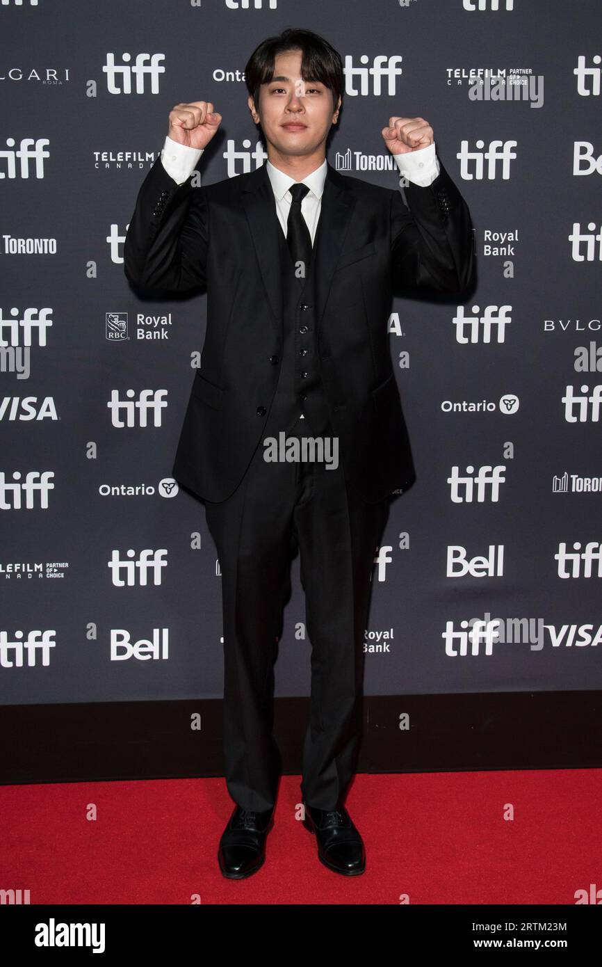 Toronto, Canada. 13th Sep, 2023. Park Jeong-min attends the "Smugglers ...
