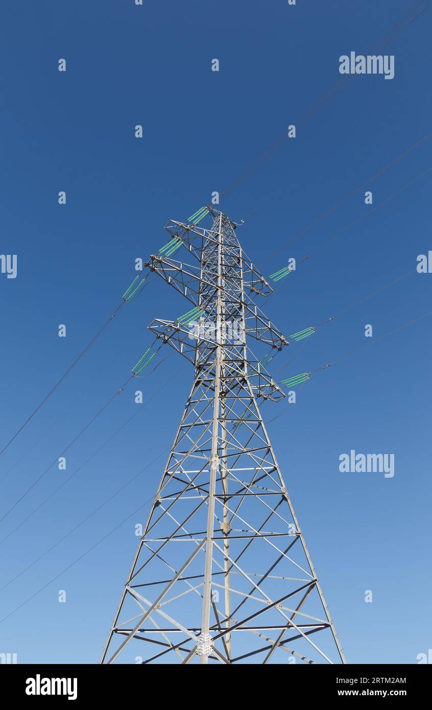 High voltage pylon insulators hi-res stock photography and images - Alamy
