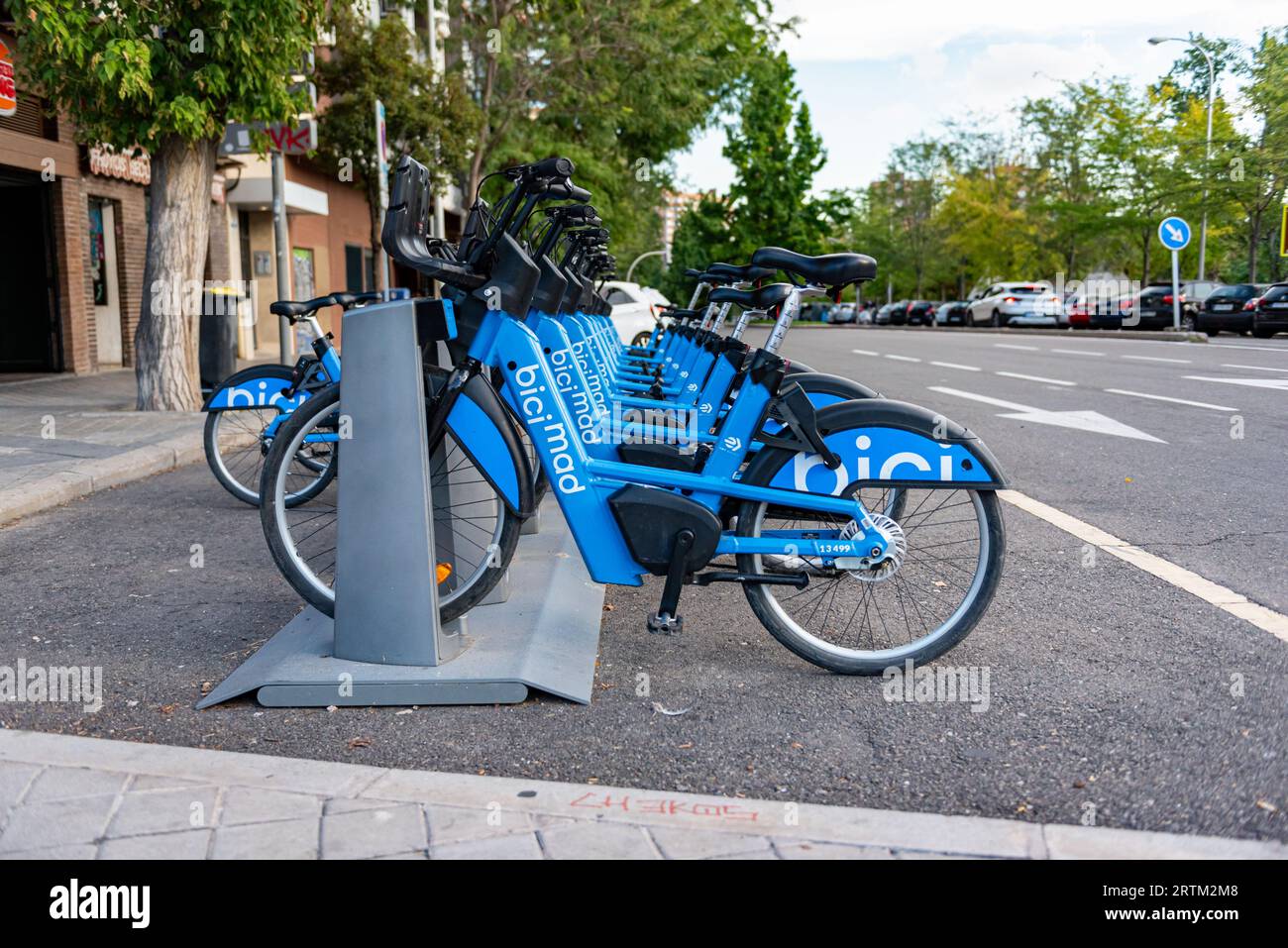Madrid, Spain. 12th Sep, 2023. The new look of the Bicimad electric ...