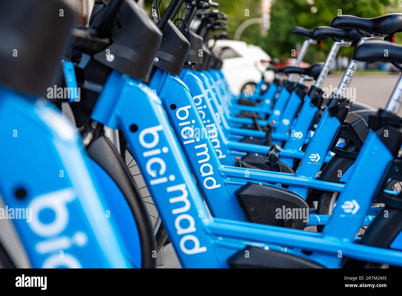 Madrid, Spain. 12th Sep, 2023. The new look of the Bicimad electric ...