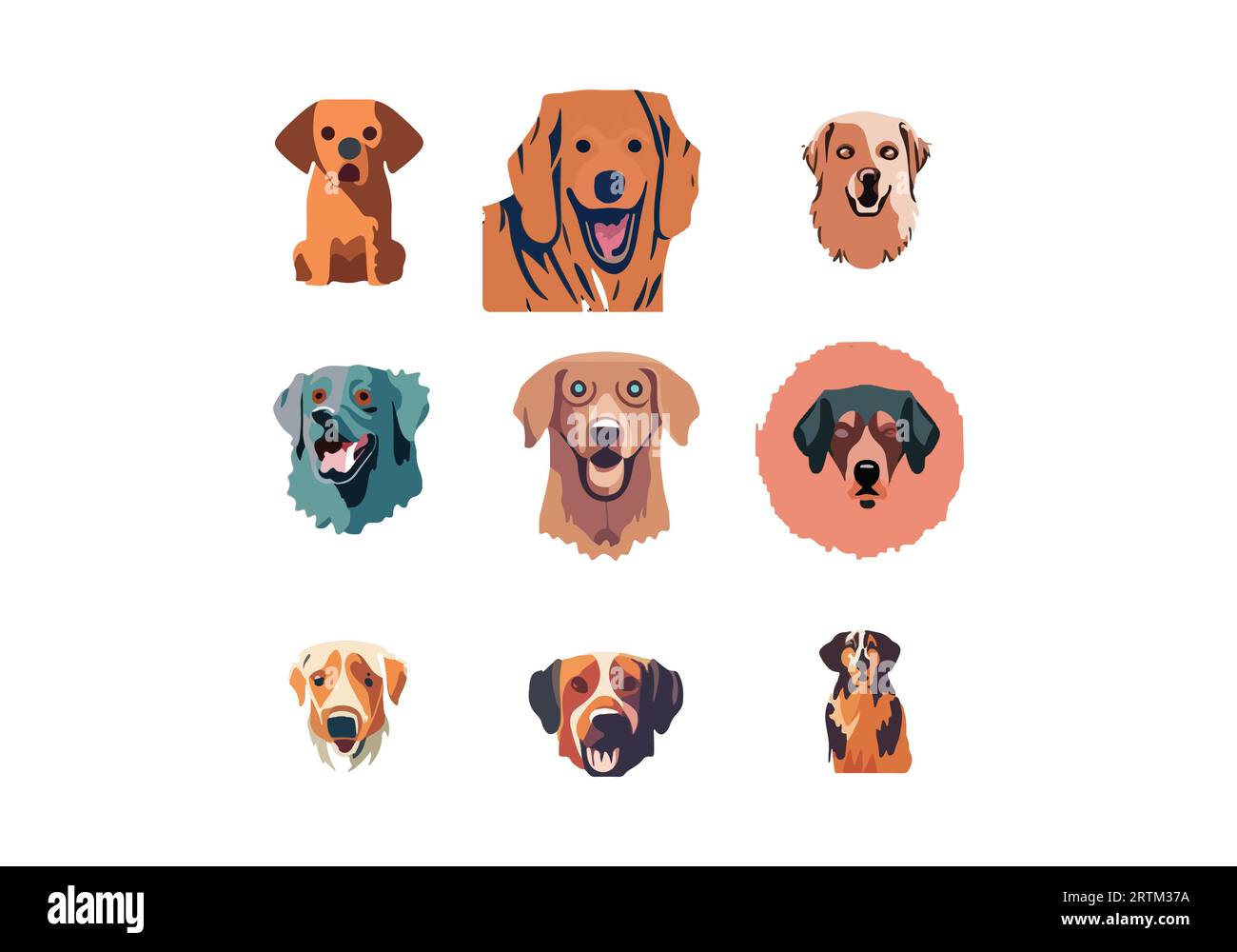 minimal style animal icon design illsutration Stock Vector Image & Art ...