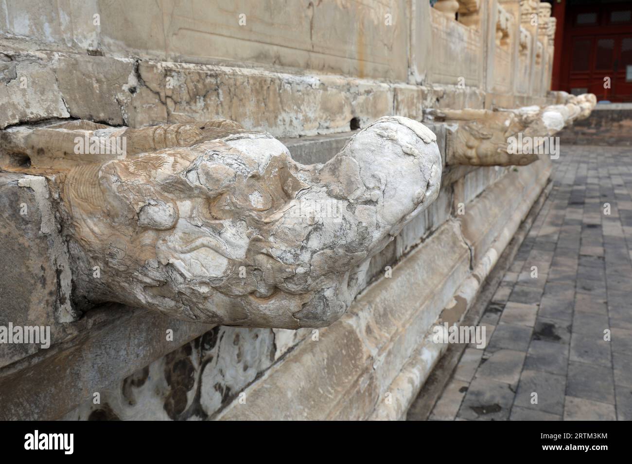 Broken dragon head sculpture at the working people's Cultural Palace in ...