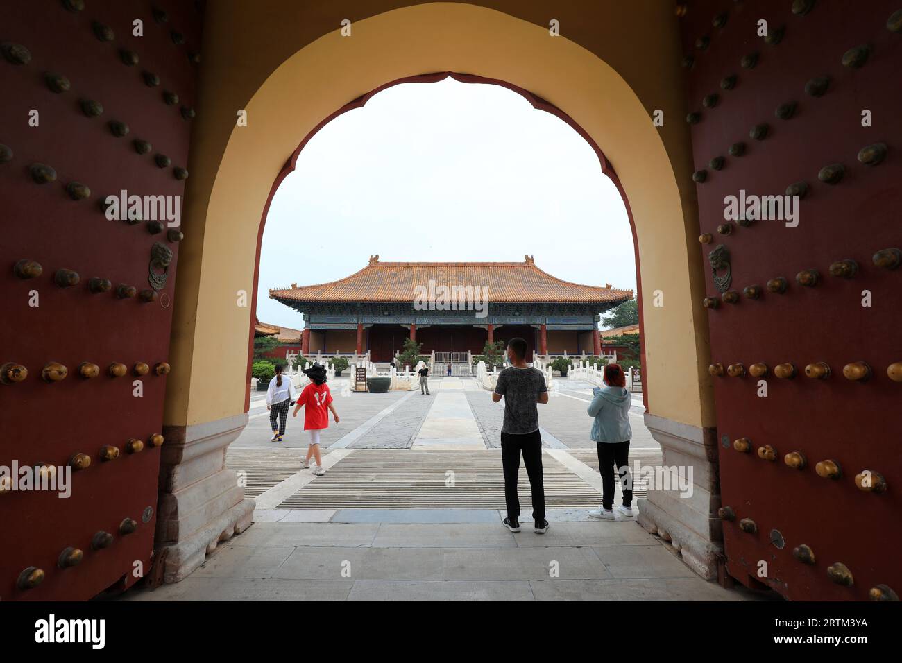 The ancient city gate is in a palace, Beijing Stock Photo - Alamy