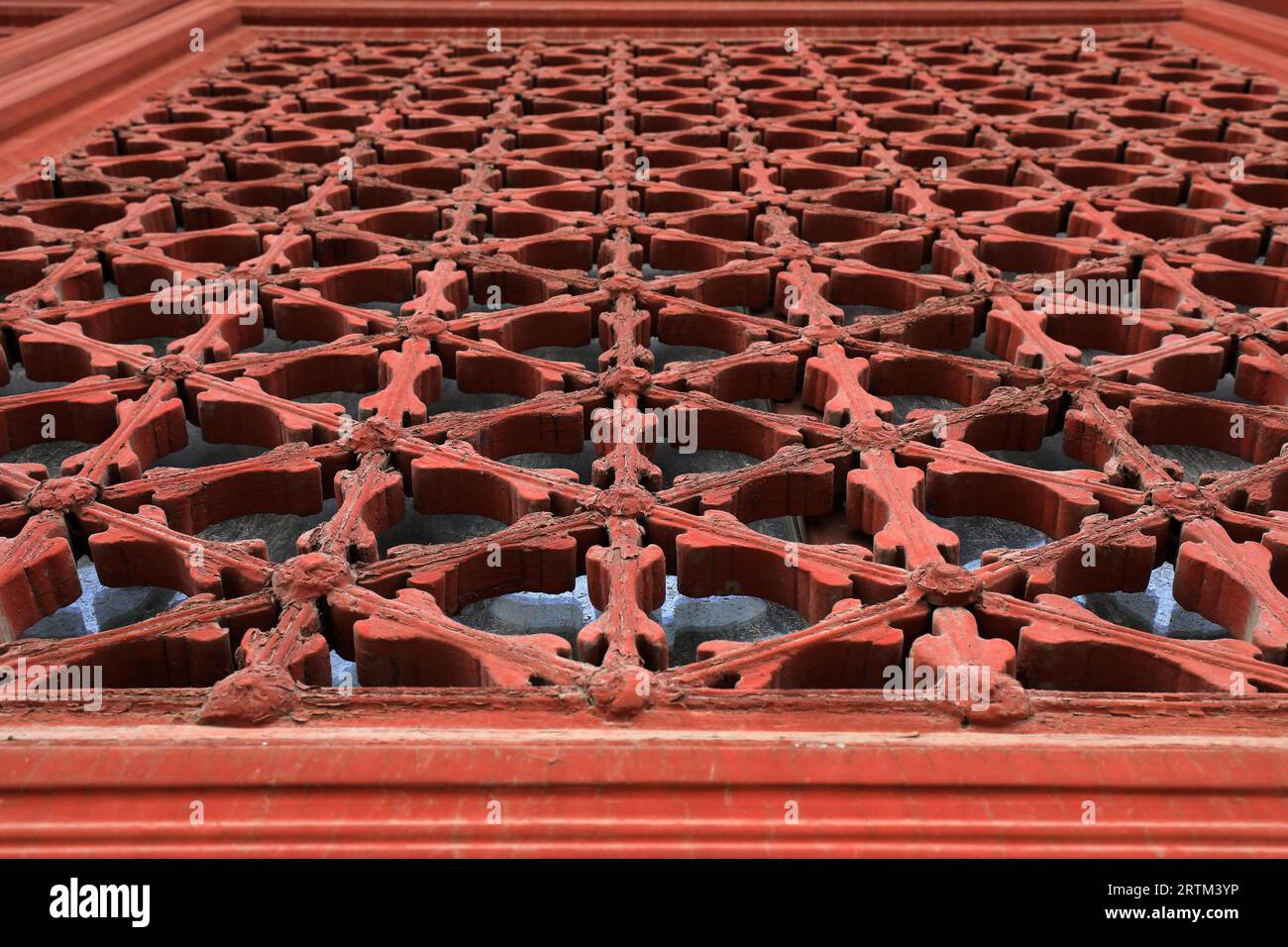 Wooden window lattice in the palace, Beijing Stock Photo - Alamy