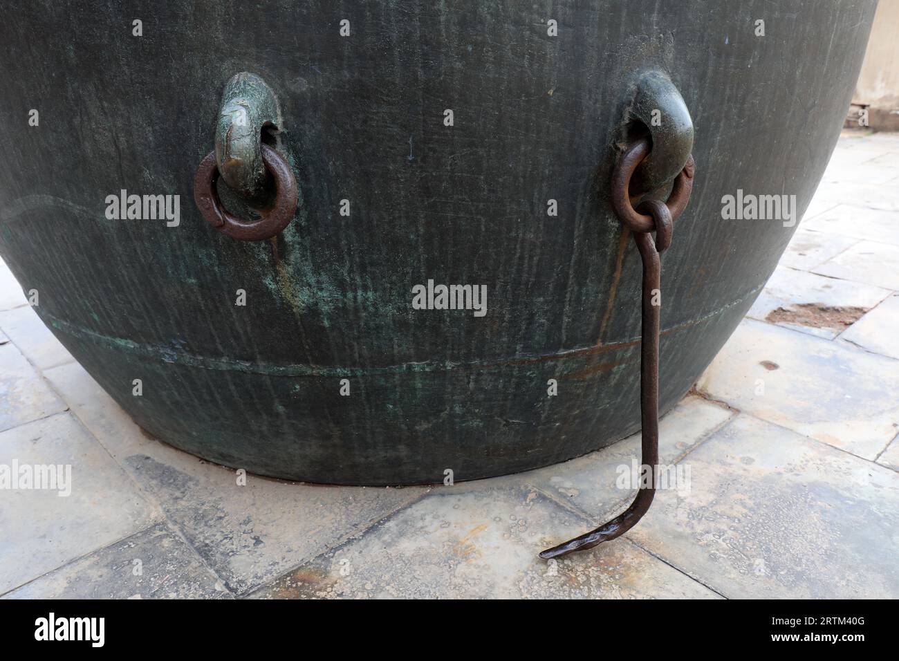 Copper tank architectural landscape in the palace, Beijing Stock Photo ...