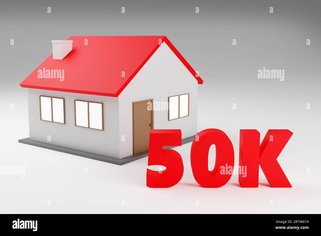 Luxury wireframe house 50k online internet media blog followers 3D ...