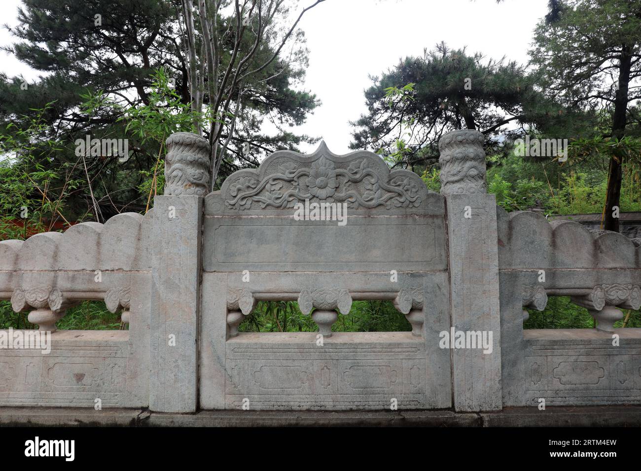 Chinese classical rock architectural landscape in Beijing Botanical ...
