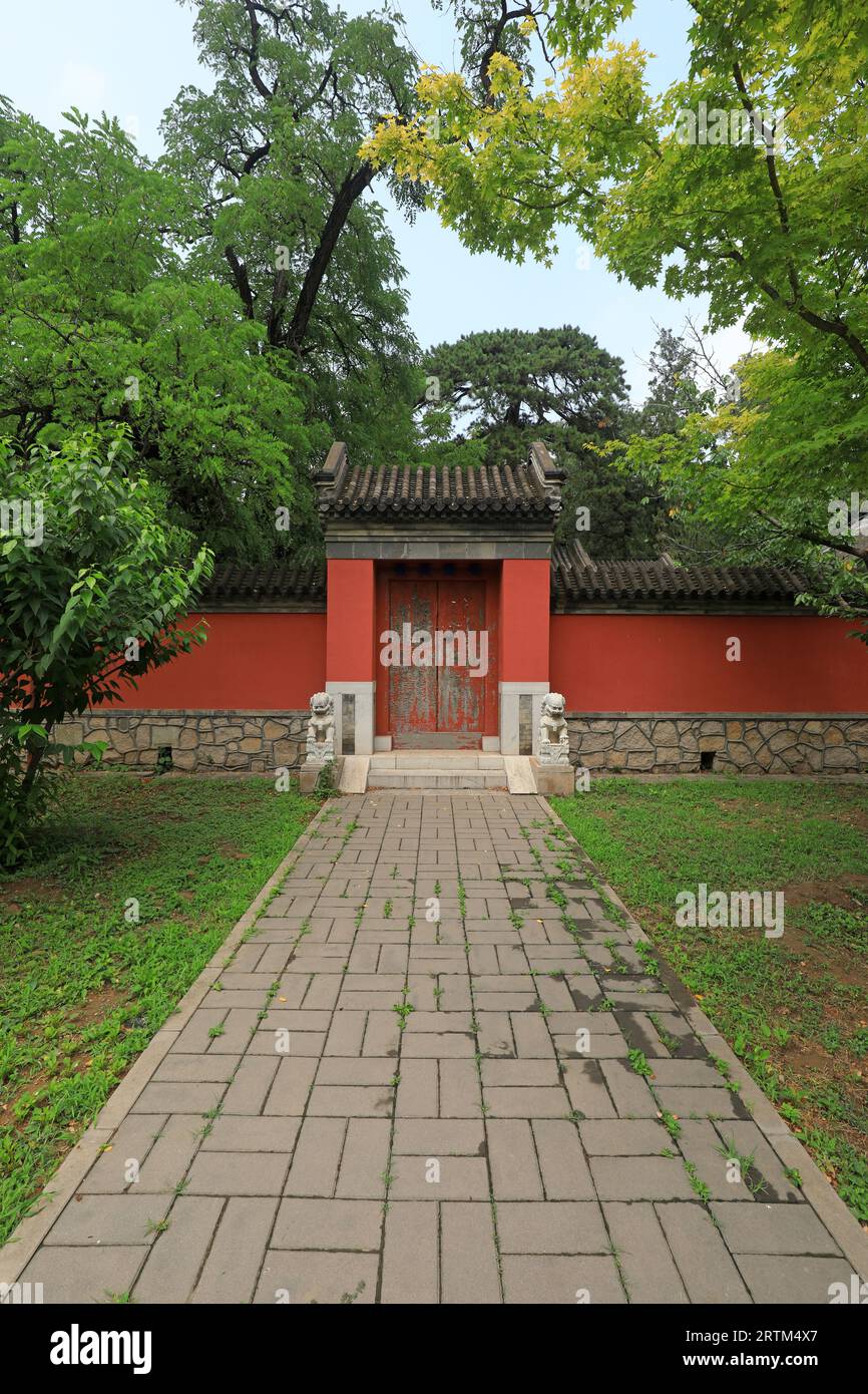 Walls of traditional Chinese ancient buildings, Beijing Stock Photo - Alamy