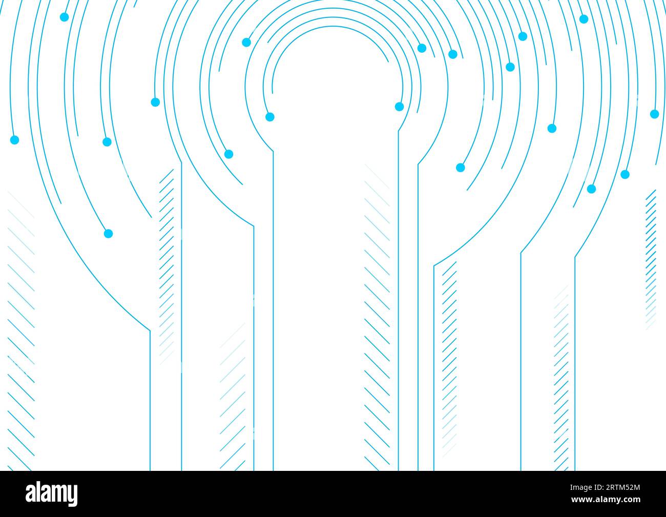 Blue technology futuristic minimal background. Abstract geometric ...