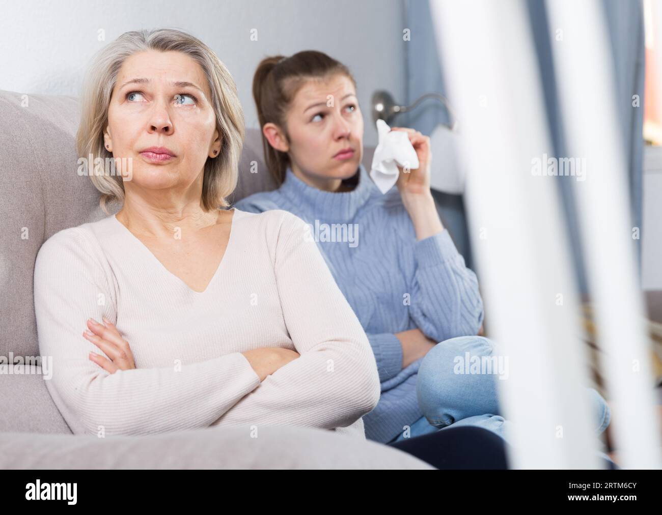 Mother ashamed daughter hi-res stock photography and images - Alamy