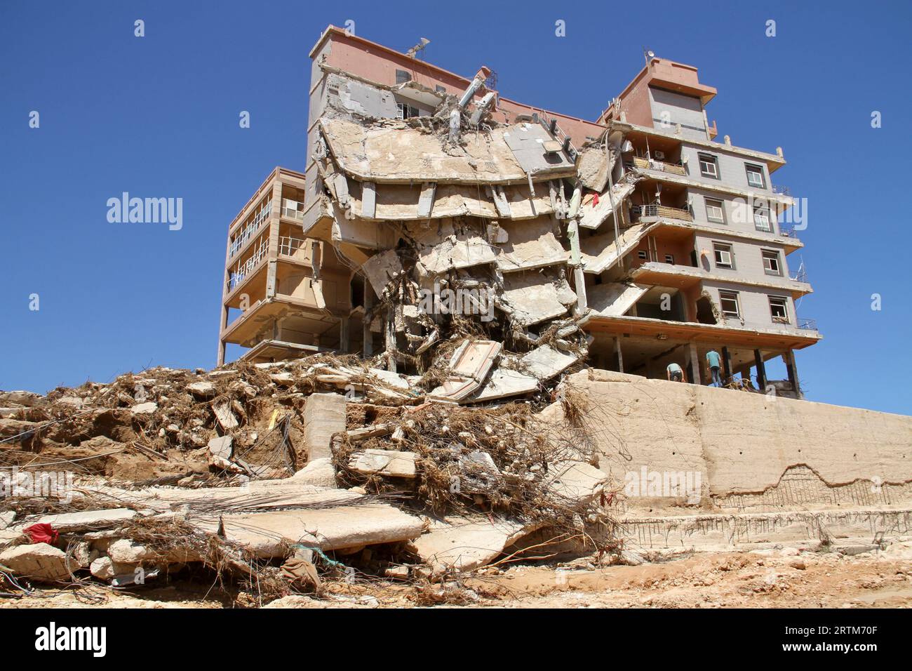 Damage from massive flooding is seen in Derna, Libya, Wednesday, Sept ...