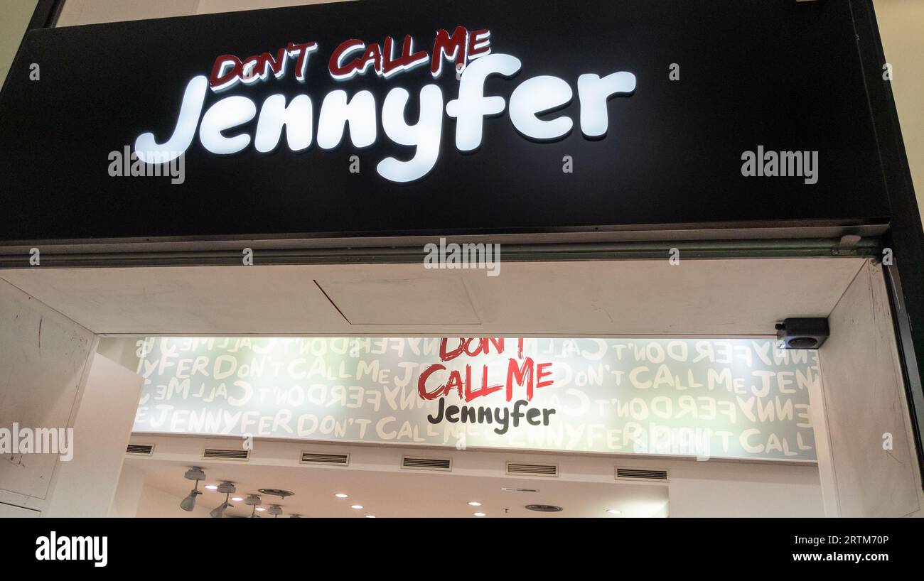 Bordeaux , Aquitaine France - 04 12 2023 : Jennyfer don't call me logo ...