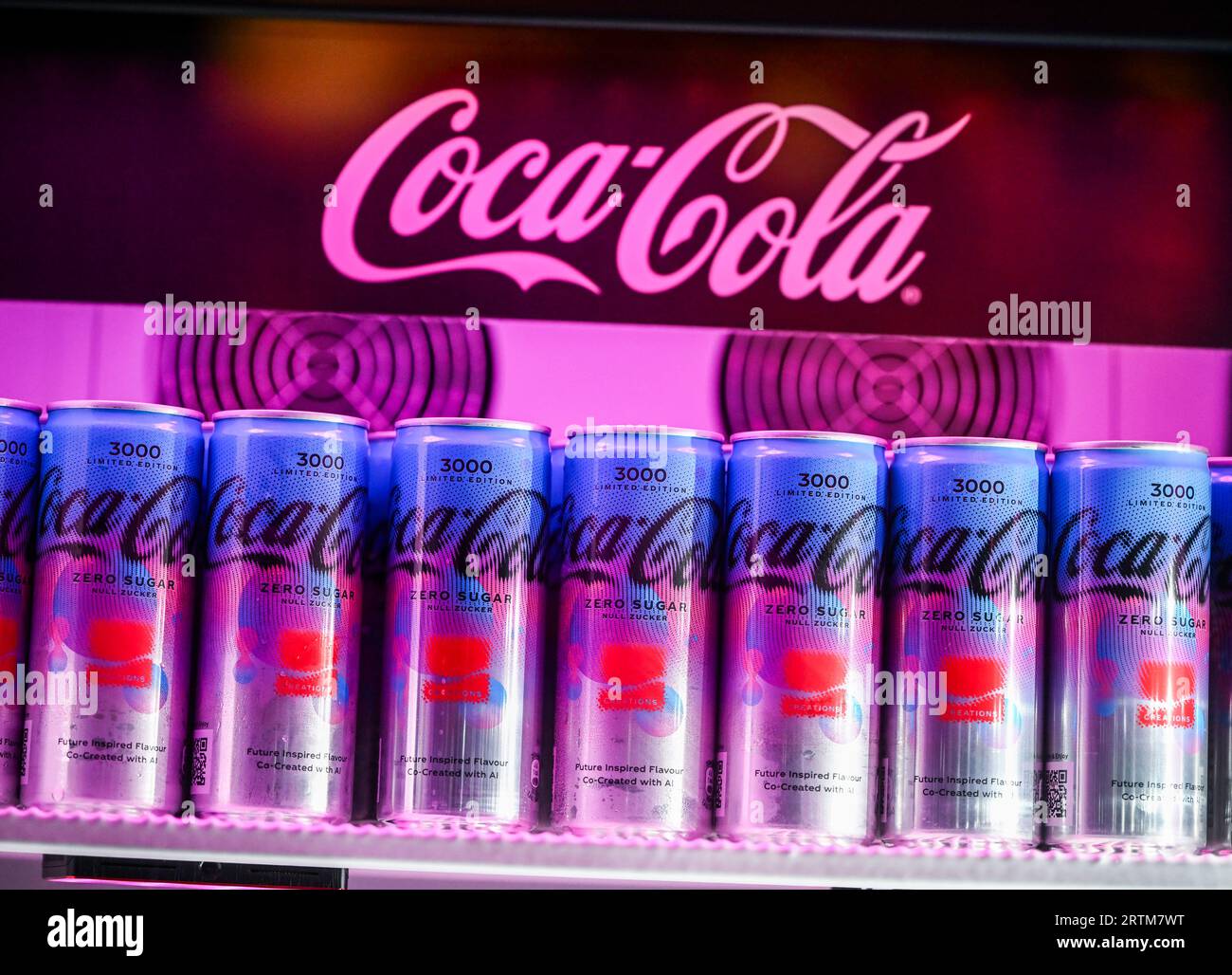 Berlin, Germany. 13th Sep, 2023. The new Coca-Cola variant "3000 Zero ...