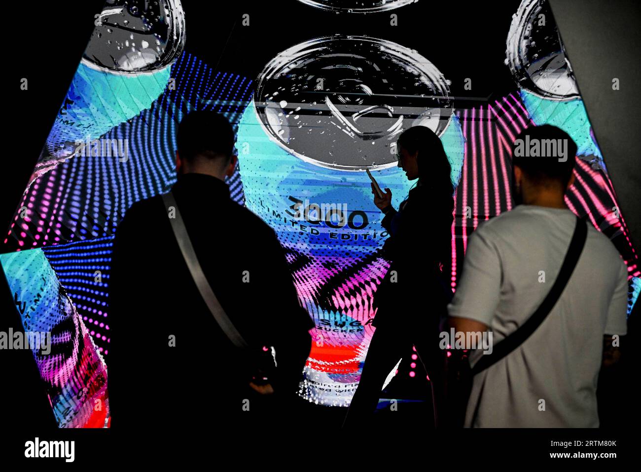 Berlin, Germany. 13th Sep, 2023. The new Coca-Cola variant "3000 Zero Sugar" is presented at a ...