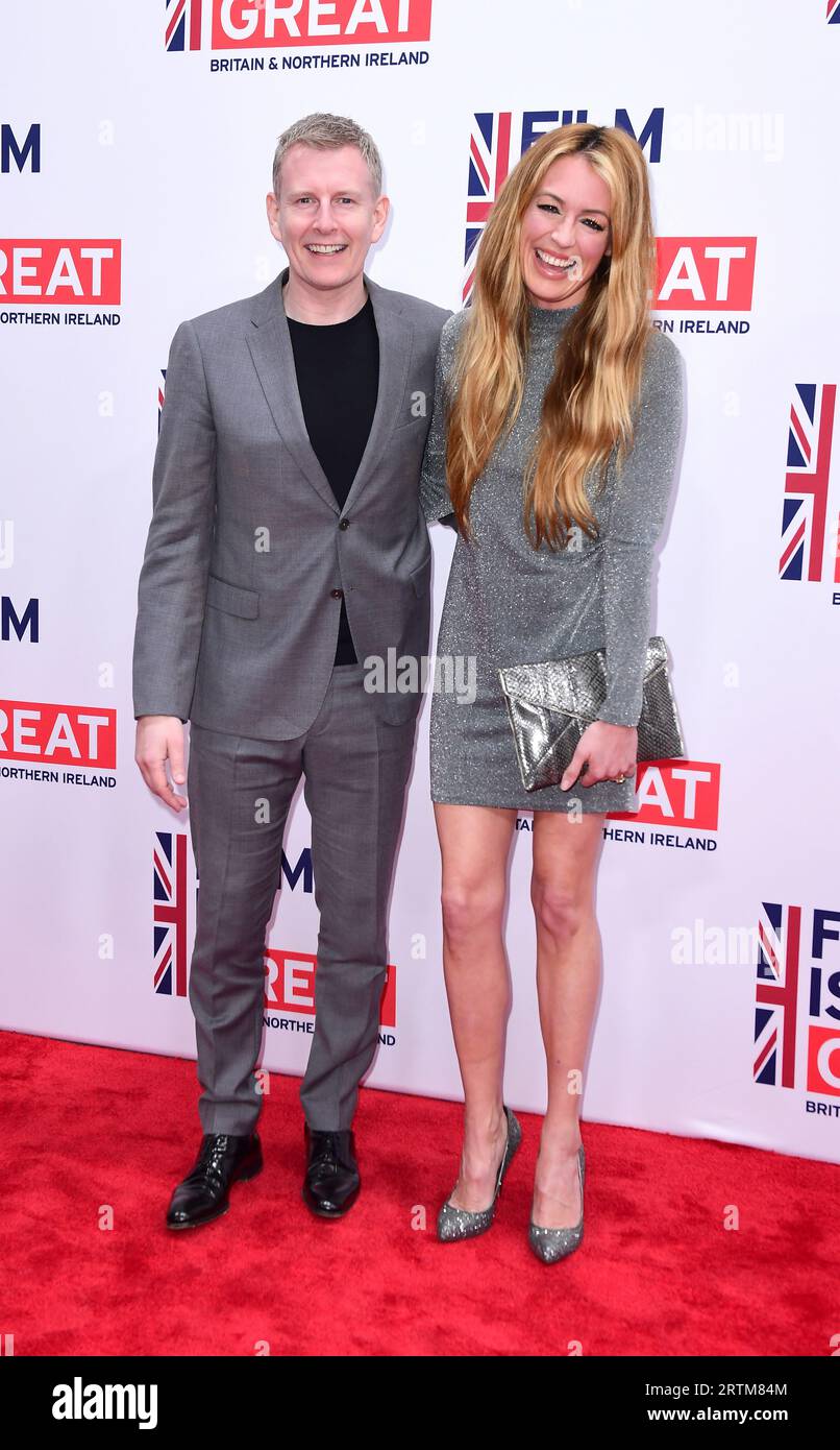 File photo dated 25/2/2017 of Patrick Kielty and Cat Deeley attending ...