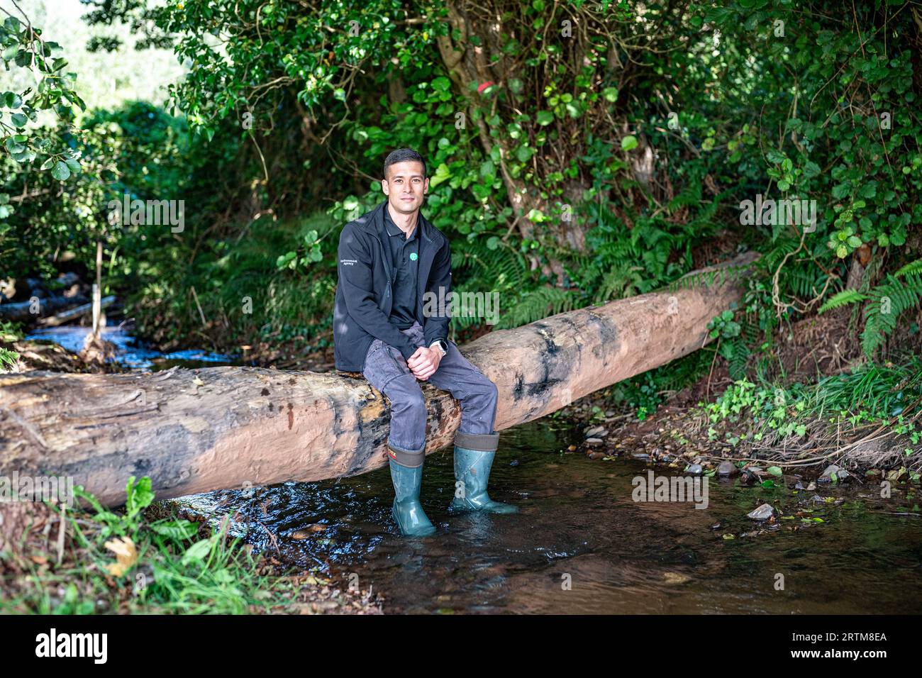 Matt Pang, Catchment coordinator Environment Agency, at the newly ...