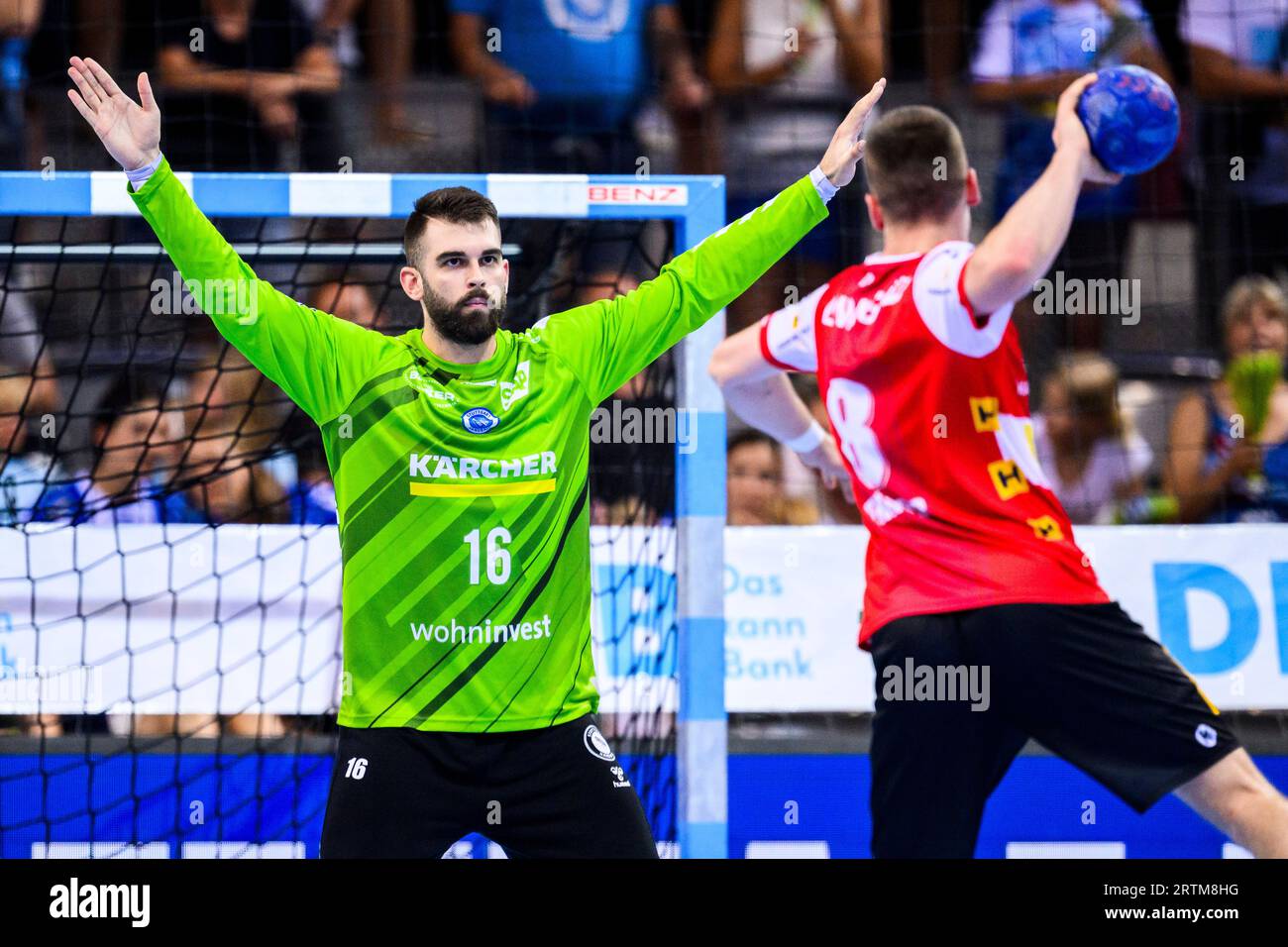 Stuttgart, Germany. 10th Sep, 2023. Handball: Bundesliga, TVB Stuttgart ...