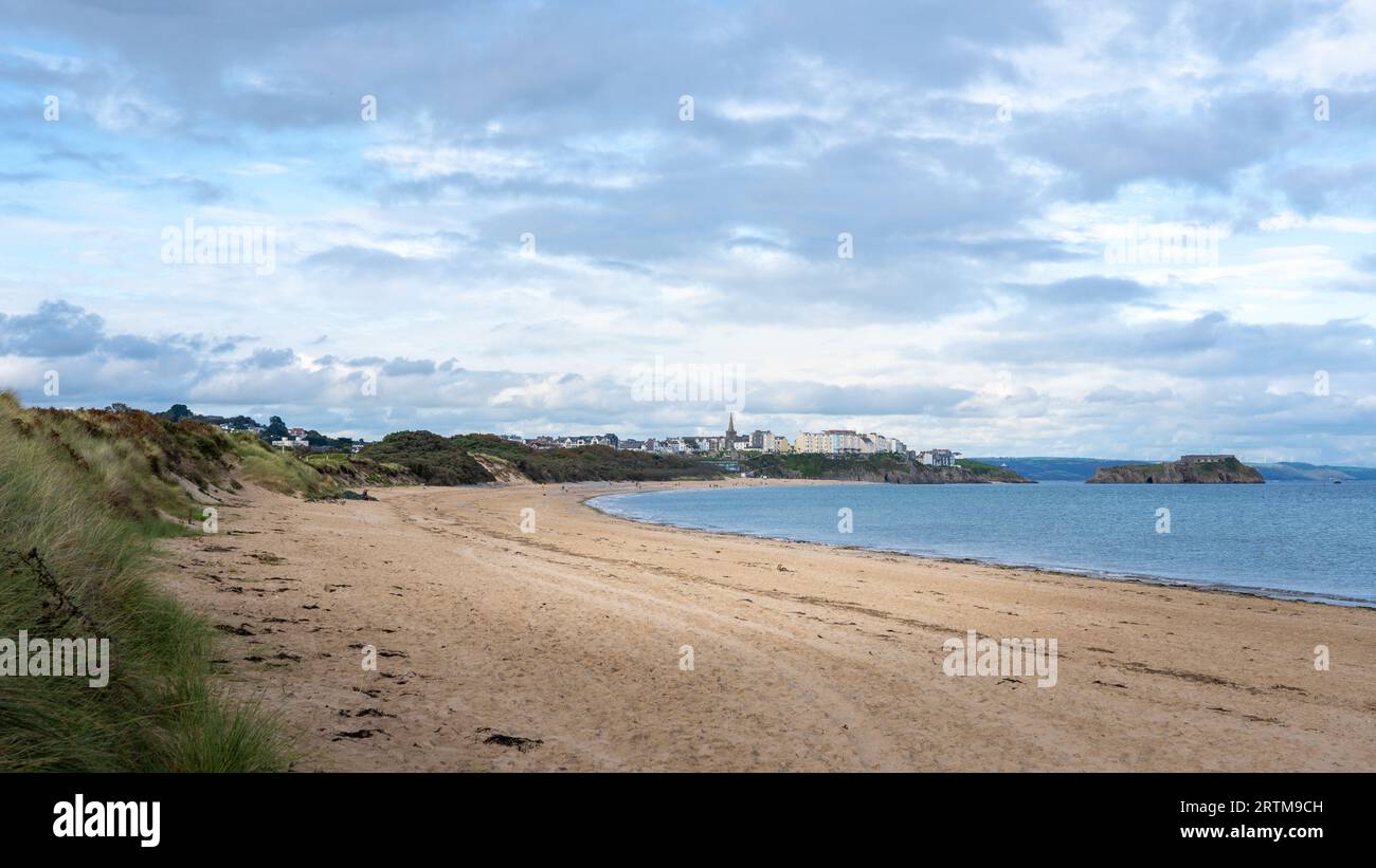 Penally Beach, near Tenby, Pembrokeshire, West Wales Stock Photo - Alamy
