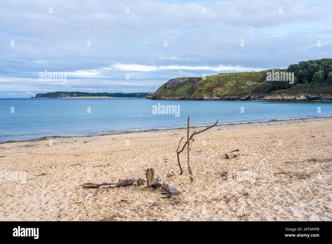 Penally Beach, near Tenby, Pembrokeshire, West Wales Stock Photo - Alamy