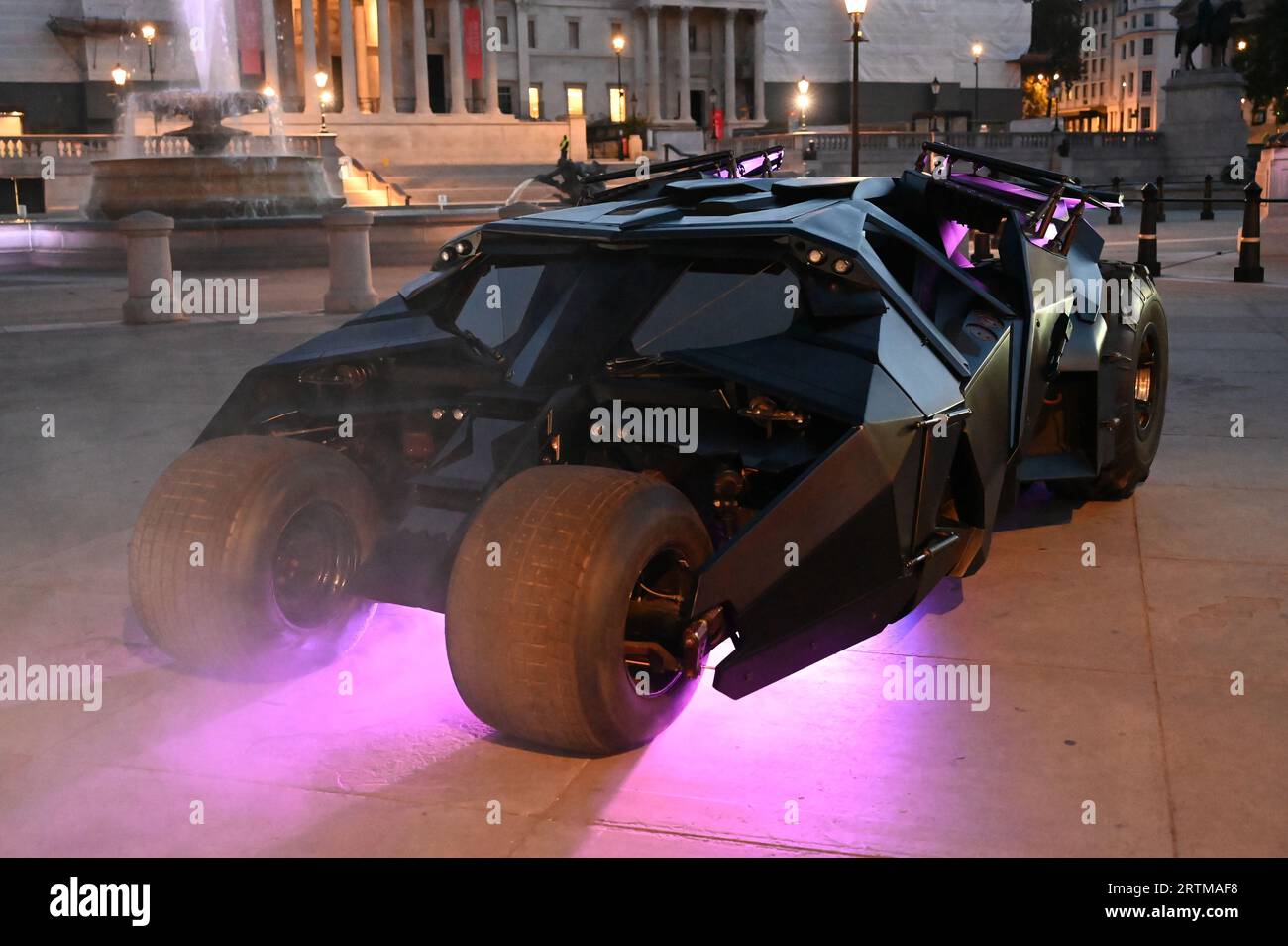 The Tumbler (Christian Bale's Batman's epic batmobile) stunt in ...
