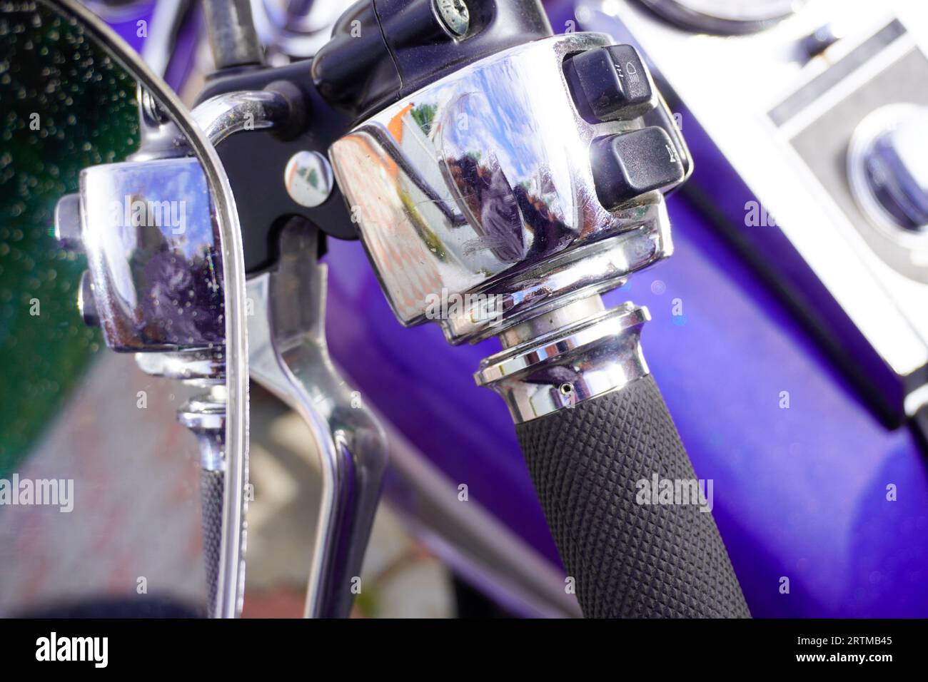 motorcycle close-up from different sides, separate parts of the ...