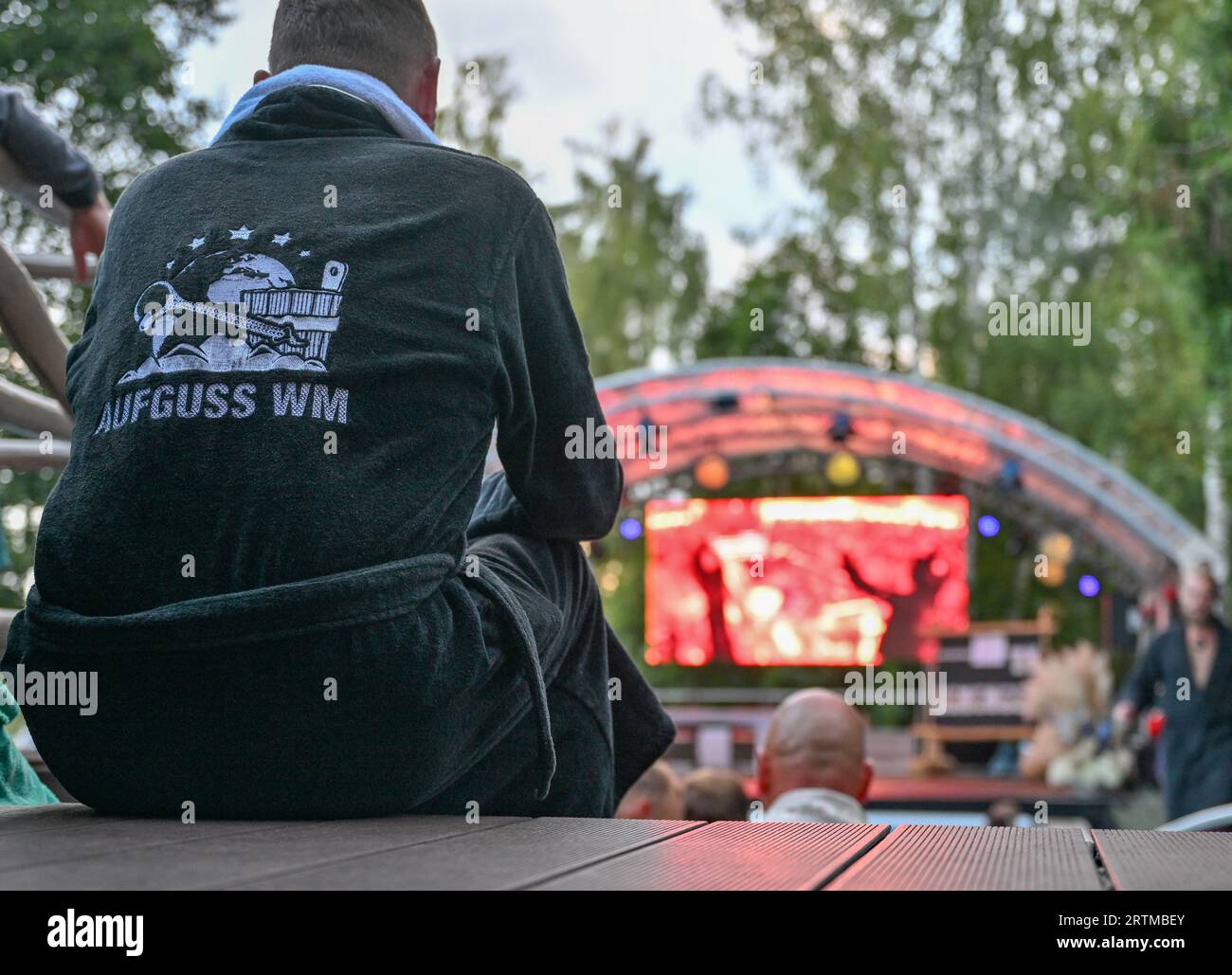 13 September 2023, Brandenburg, Wendisch Rietz: A participant in the ...
