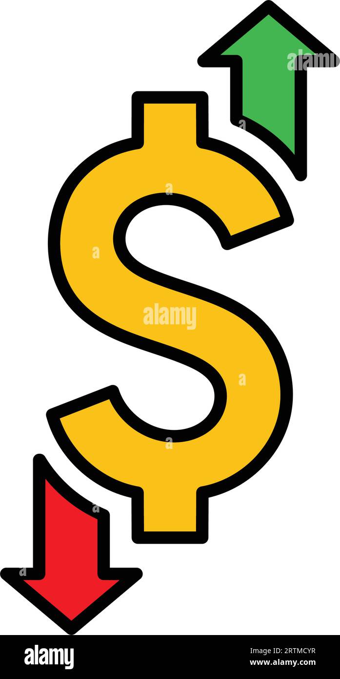 Dollar Value icon. Commercial use, printed files and presentations, Promotional Materials, web ...