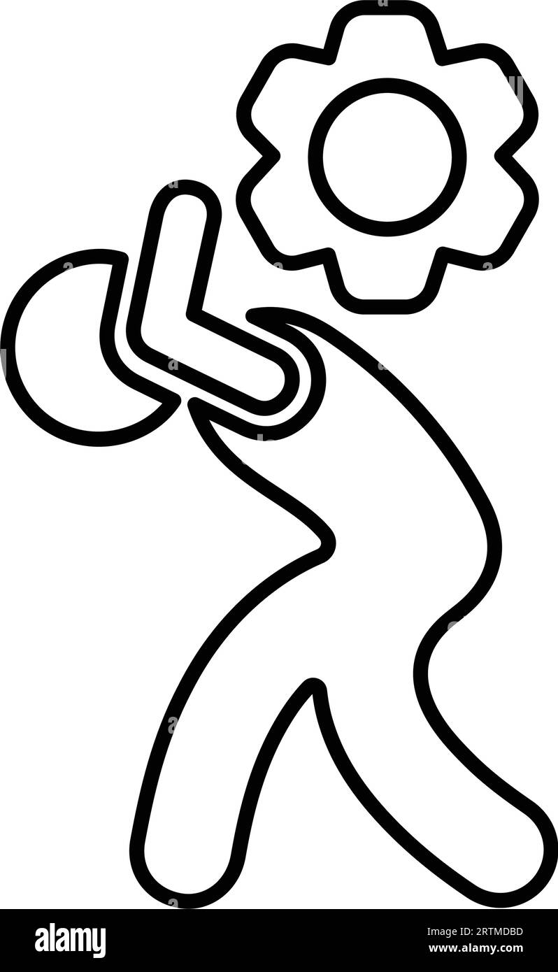 Hard work icon stunning hi-res stock photography and images - Alamy