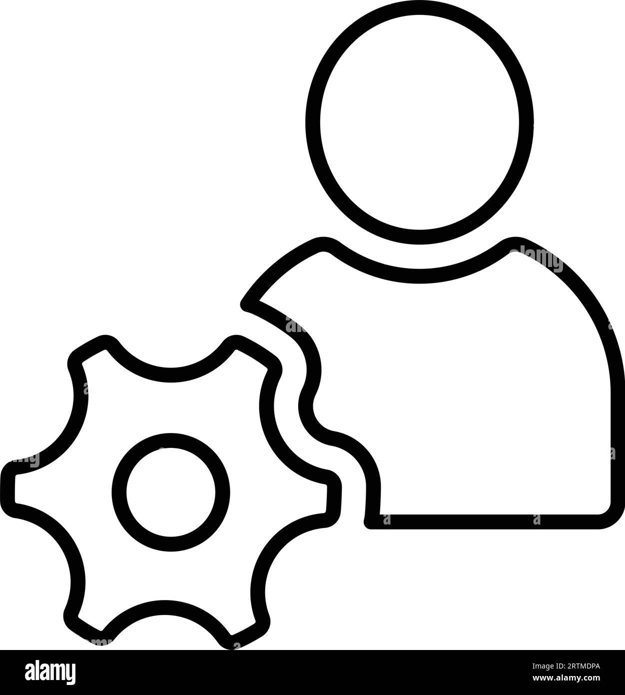 Profile settings icon. Use for designing and developing websites ...