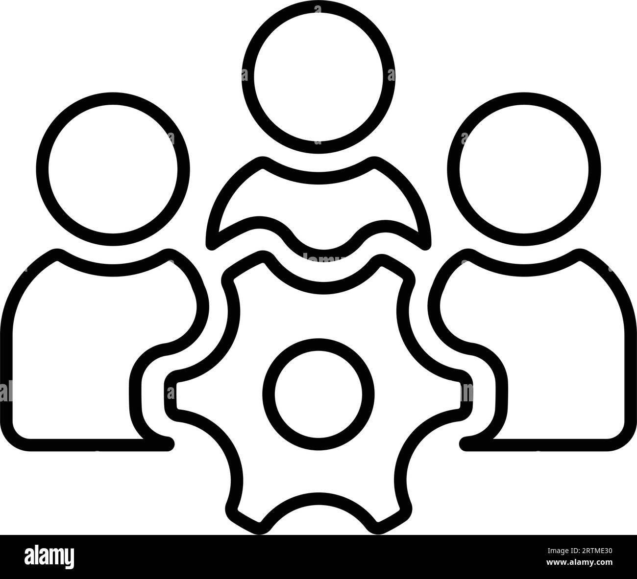 Group Work System icon. Stunning design suitable for web, print media ...
