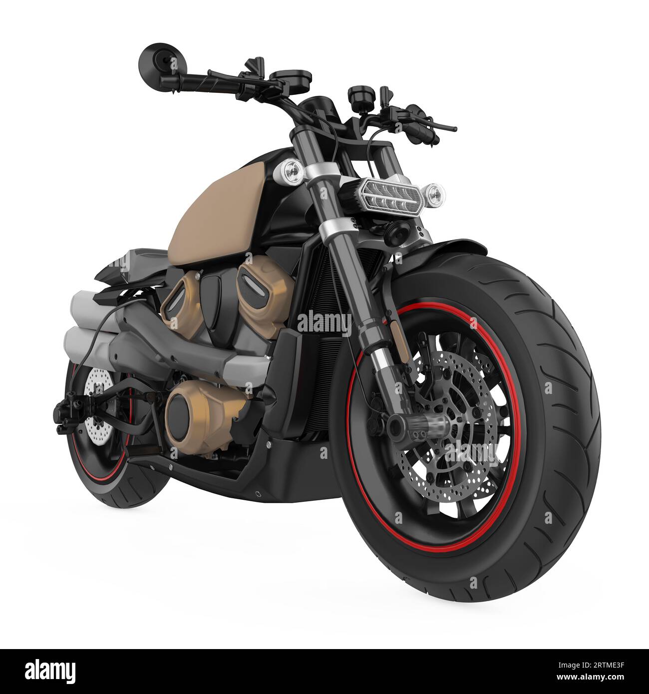 Motorcycle isolated on white background Stock Photo - Alamy