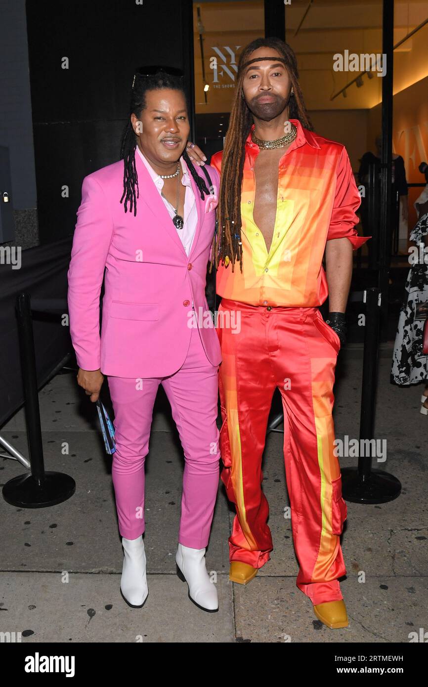 New York, USA. 13th Sep, 2023. Ty-Ron Mayes and Ty Hunter attending the ...