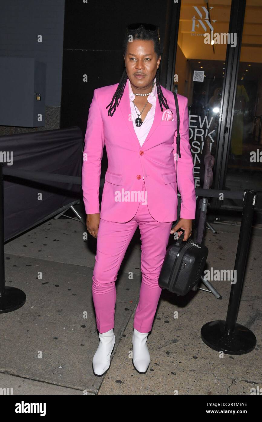 New York, USA. 13th Sep, 2023. Ty-Ron Mayes attending the Blonds S/S24 ...