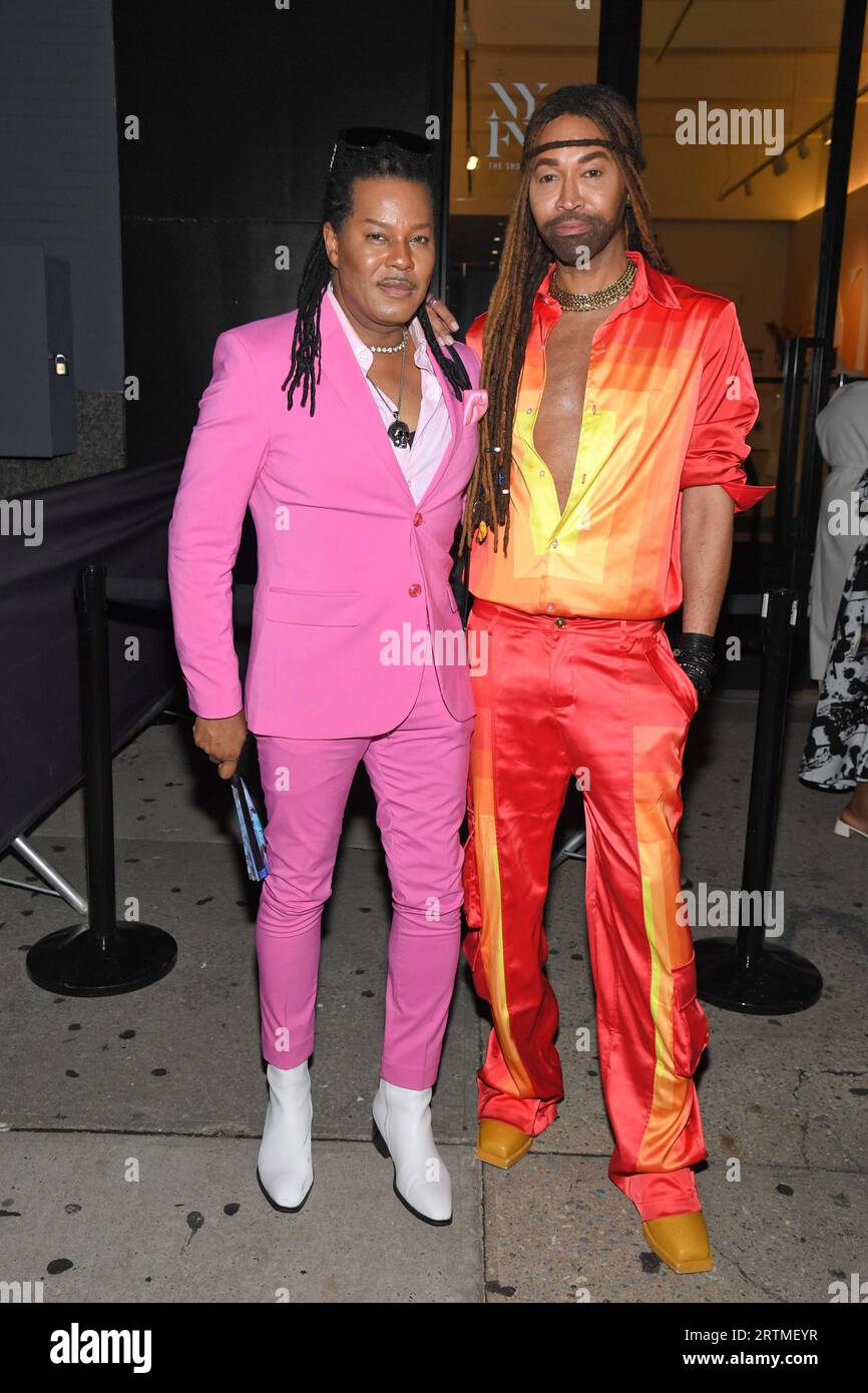 New York, USA. 13th Sep, 2023. Ty-Ron Mayes and Ty Hunter attending the ...
