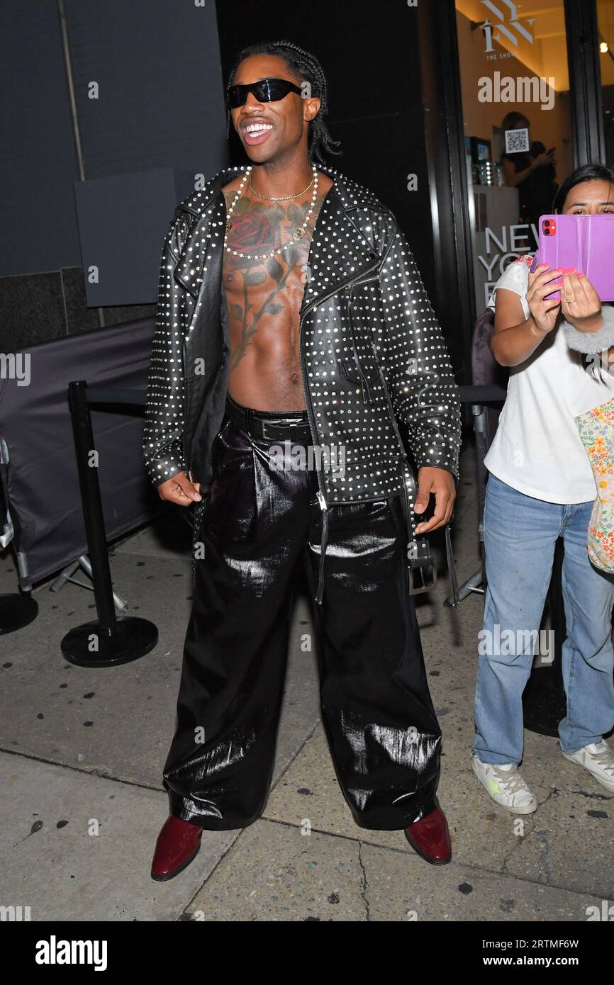 New York, USA. 13th Sep, 2023. Jayson Aaron attending the Blonds S/S24 ...