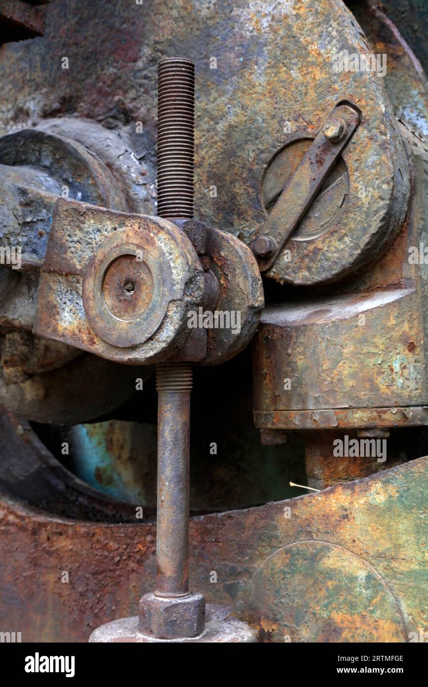 Oxidation and rusting machinery and equipment Stock Photo - Alamy