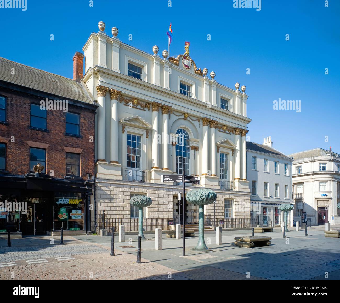 The Mansion House in High Street, Doncaster Stock Photo - Alamy