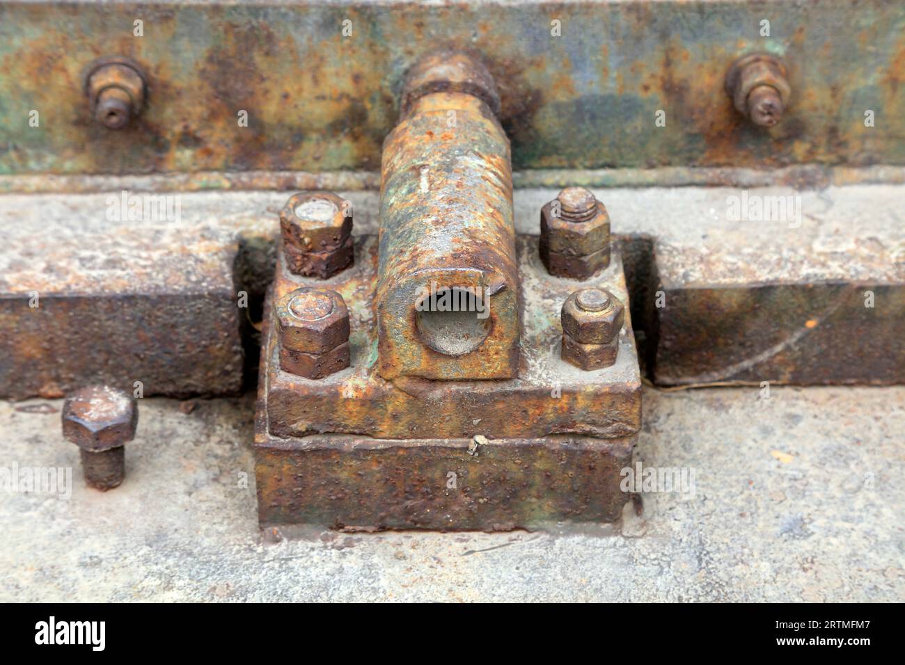 Oxidation and rusting machinery and equipment Stock Photo - Alamy