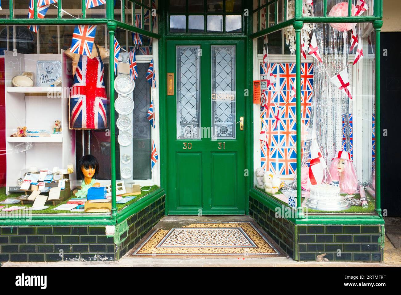 R Anson and Son party shop in Scot Lane, Doncaster Stock Photo - Alamy